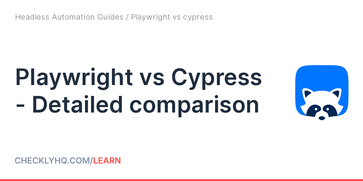 Playwright Vs Cypress Detailed Comparison